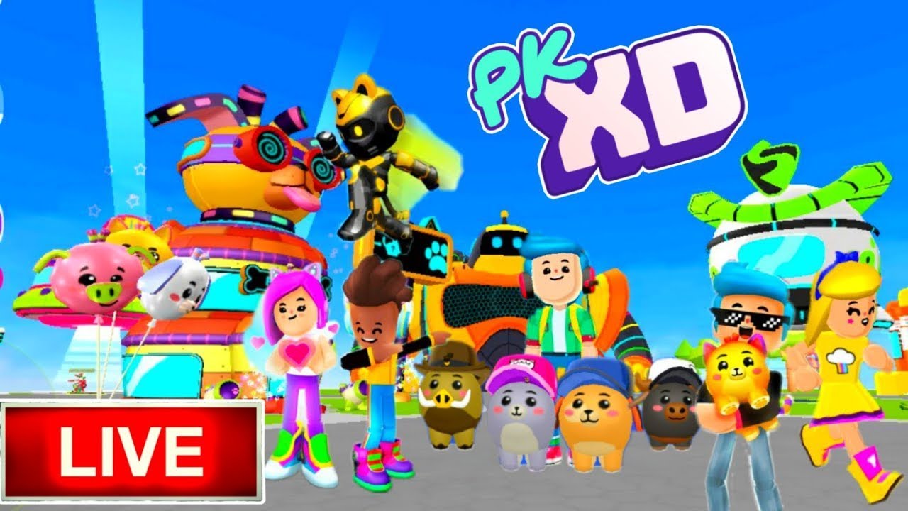 Jogando PK XD AOVIVO LIVE ° PK XD #pkxd #live - YouTube