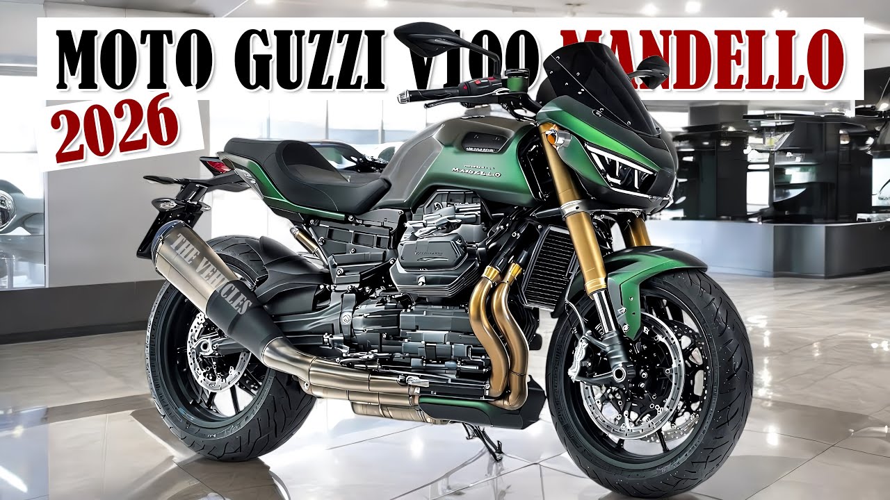 2026 Moto Guzzi V100 Mandello - First Look & Everything You Need to Know! - YouTube