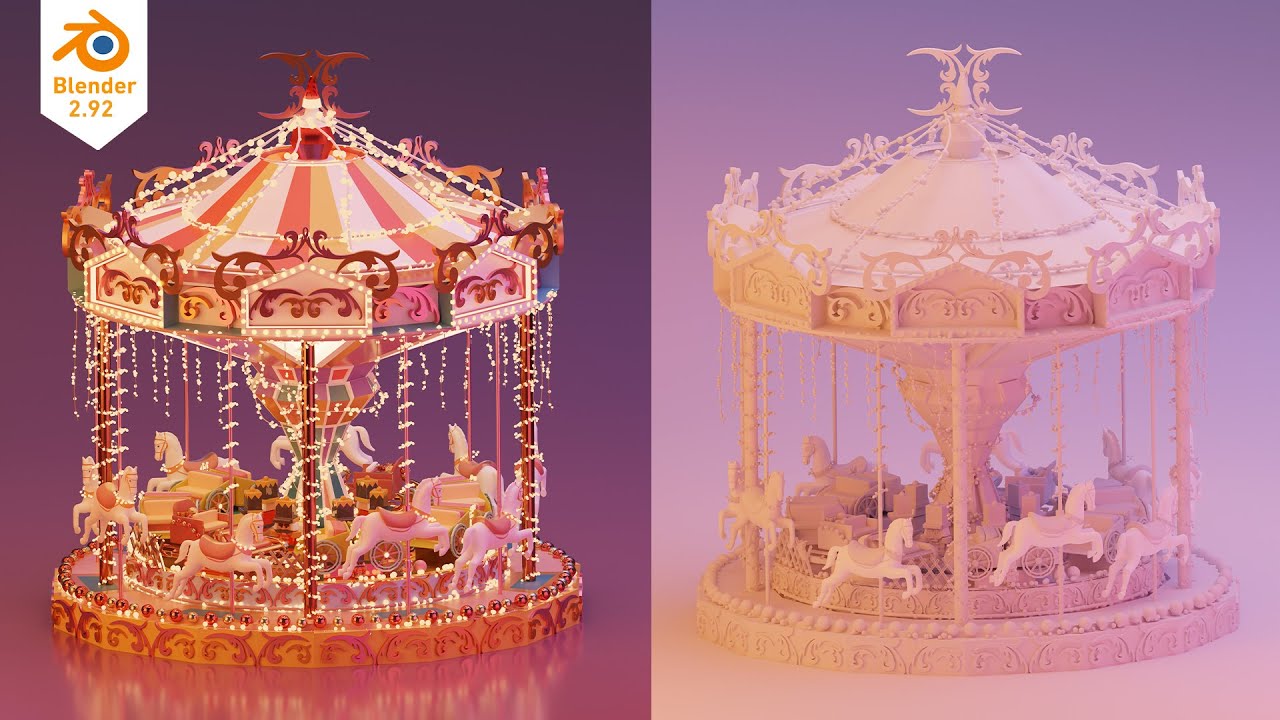 Modeling Amusement Park Games Blender 2.92 Beginner Tutorials ...