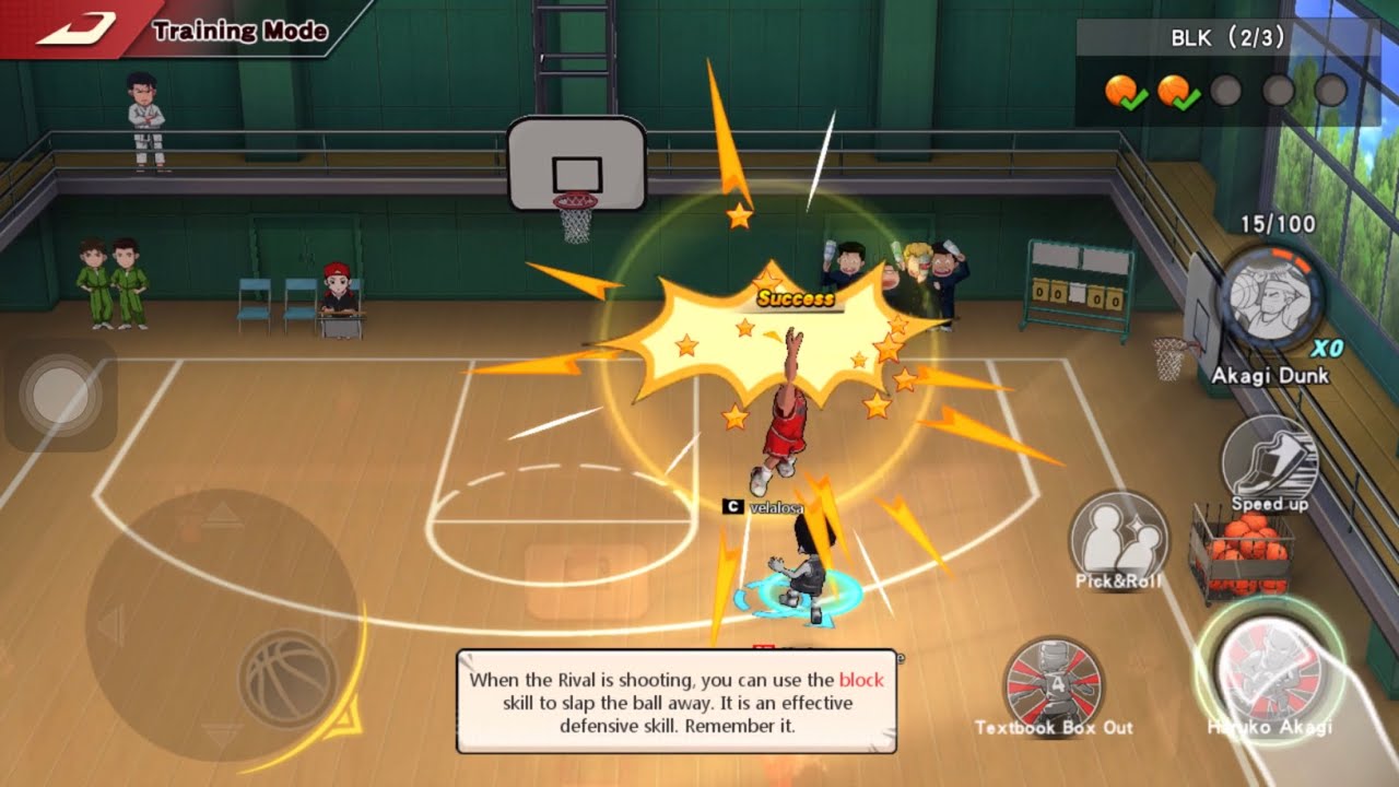 Slam Dunk Mobile | Feel to block shoot - YouTube