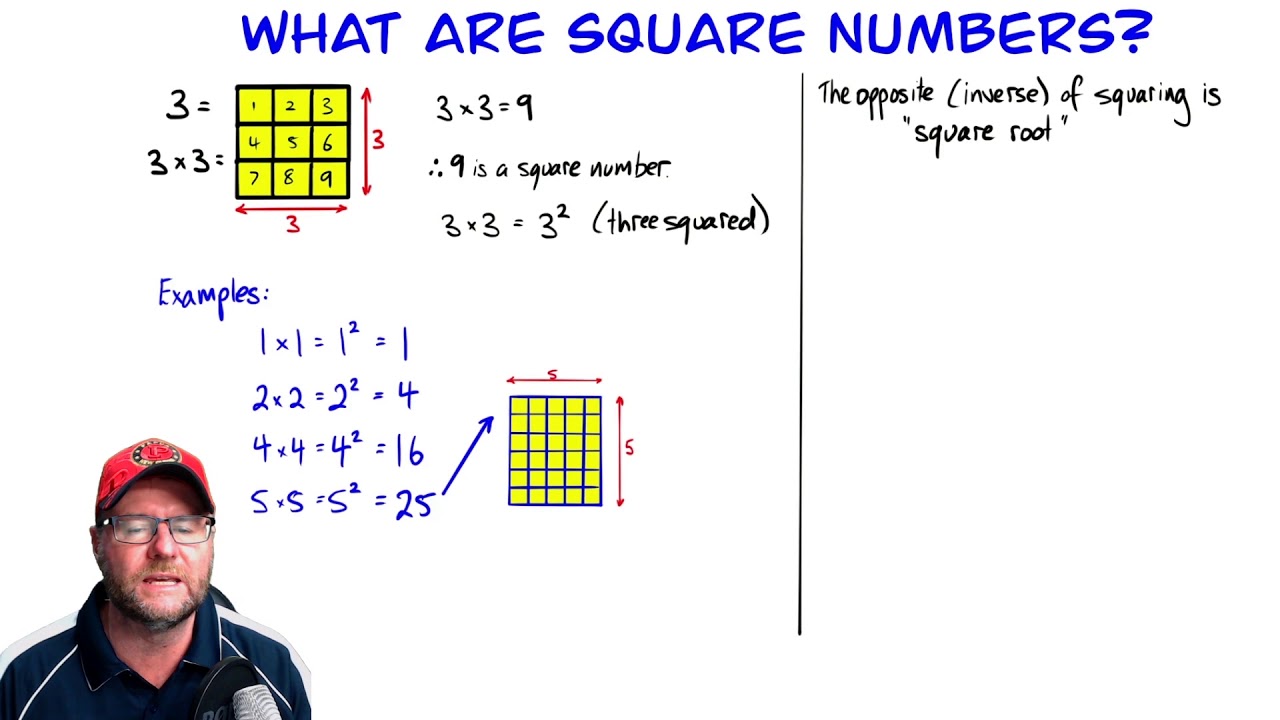 What are square numbers? - YouTube