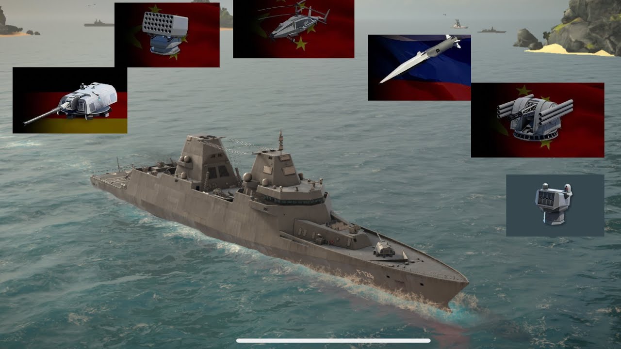 Modern warships:- FGS F126 in action with new Grenade launcher - YouTube