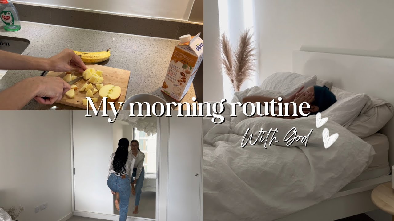 MY MORNING ROUTINE WITH GOD 🤍🙏🏽 Starting the day right, building a ...