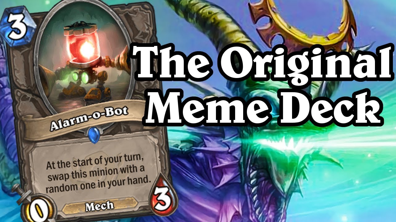 Alarm-o-Bot Ramp Druid | United In Stormwind | Hearthstone - YouTube