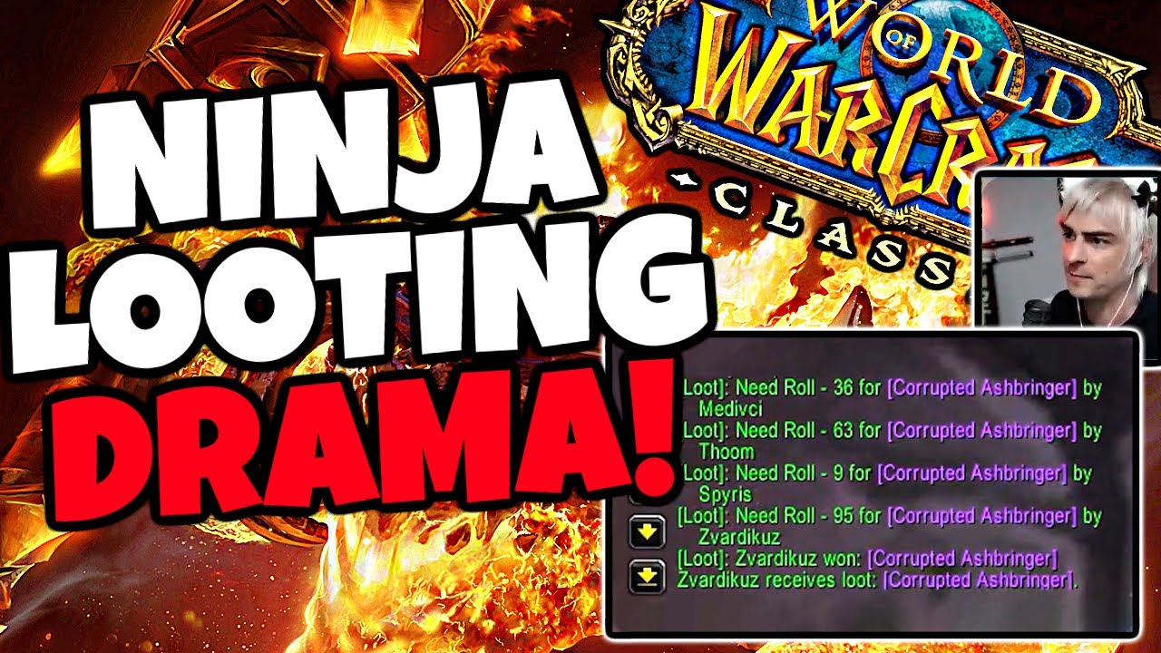 HUGE DRAMA in Classic WoW Anniversary - Shobek Ninjalooting?! - YouTube