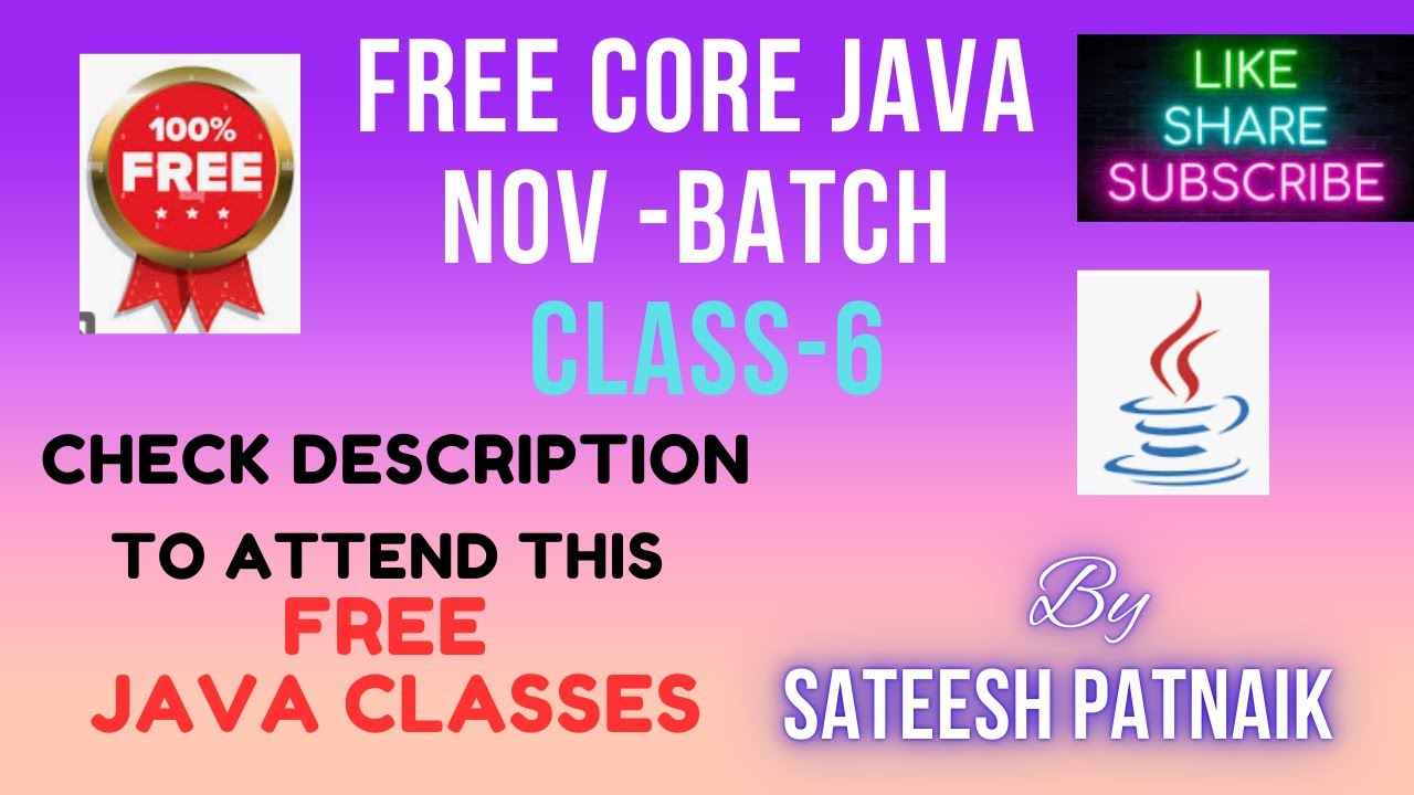Core Java Class 6 Nov Batch While Loop Do While Loop For Loop 6228