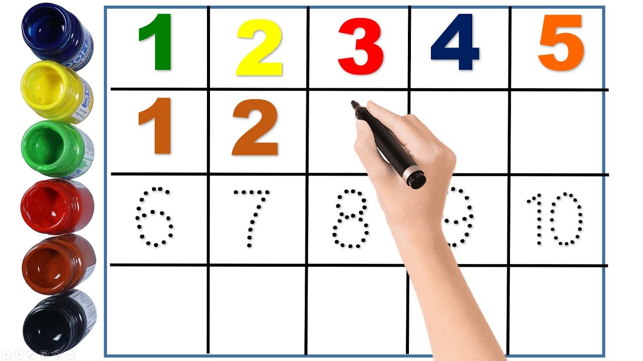 Learn to count, One two three, 1 to 100 counting, 123 Numbers, Numbers ...