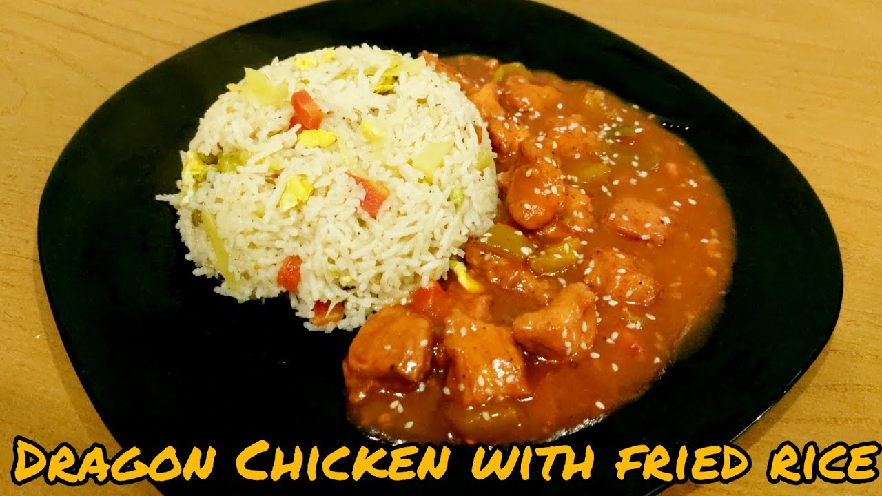 Dragon Chicken Recipe Restaurant Style with Fried Rice/ Chicken starter ...