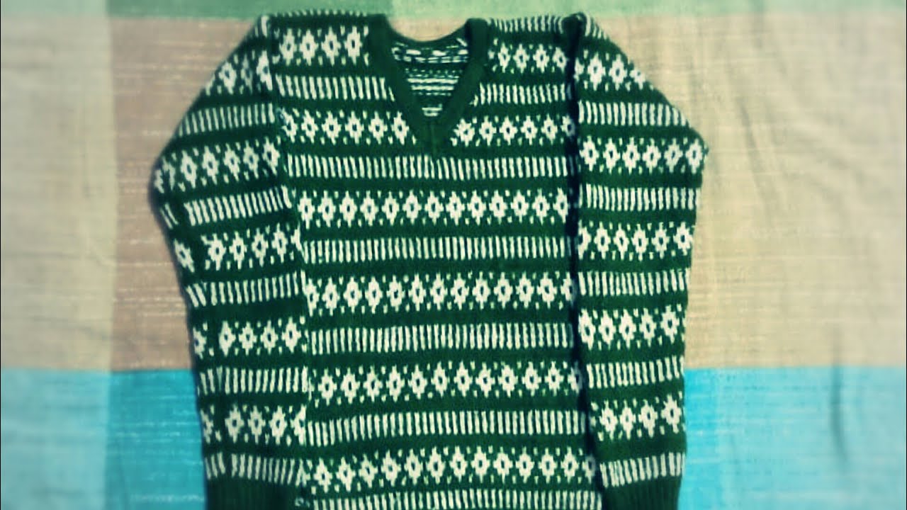 Graph design sweater for children । Readymade graph design sweater ...