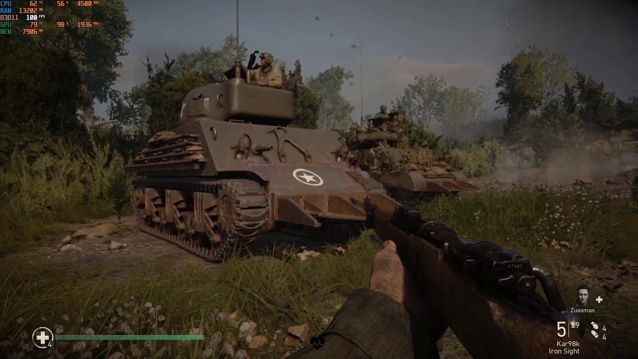 Call of Duty WW2 Singleplayer Gameplay -Mission II - Maxed out graphics ...