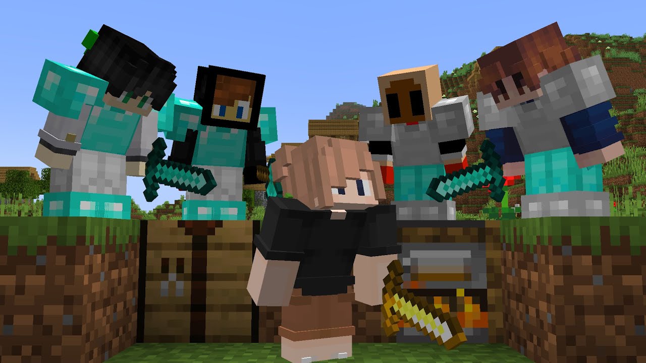 Minecraft Speedrunner VS 4 Hunters REMATCH - YouTube