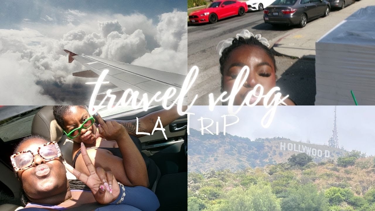 TRAVEL VLOG | LA VLOG| food + Hollywood sign + visiting family and more ...