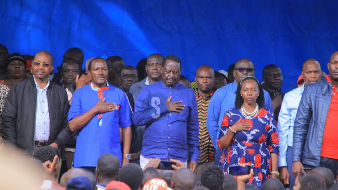 LIVE; AZIMIO LEADERS SPEAKING IN MACHAKOS COUNTY - YouTube