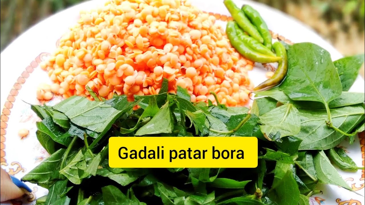 Gadali patar bora #food #vegetables - YouTube