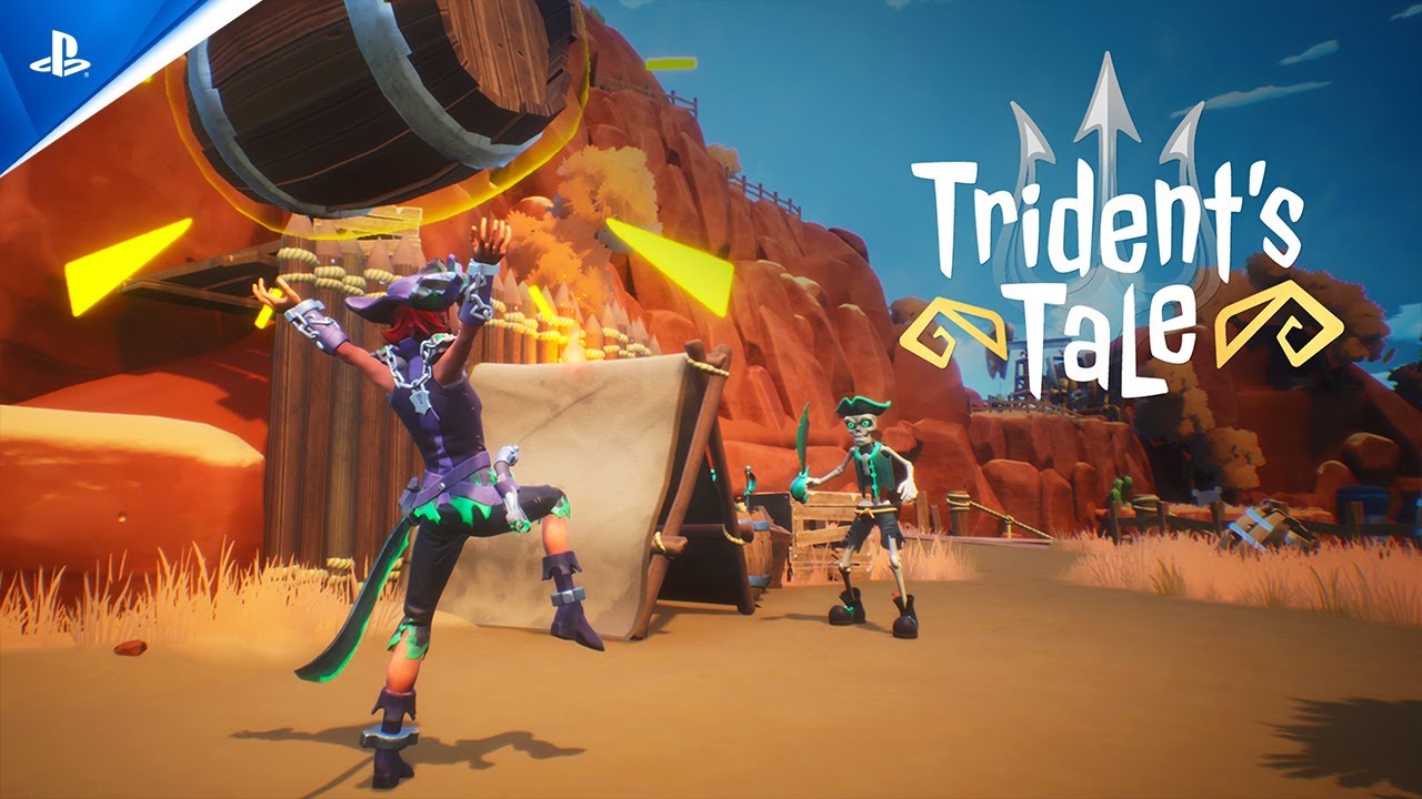 Tridentas tale gameplay and release date trailer i Ps5 Ps4 games | Toy Network