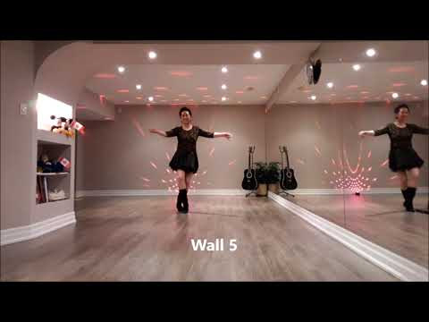 Country Nights line dance (Dance & Teach) - YouTube