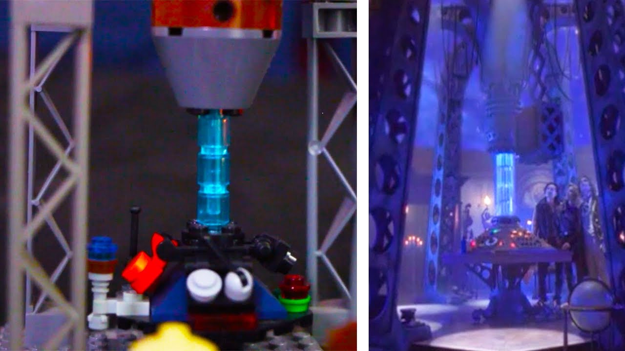 LEGO 8th Doctor TARDIS Interior (CUSTOM) - YouTube