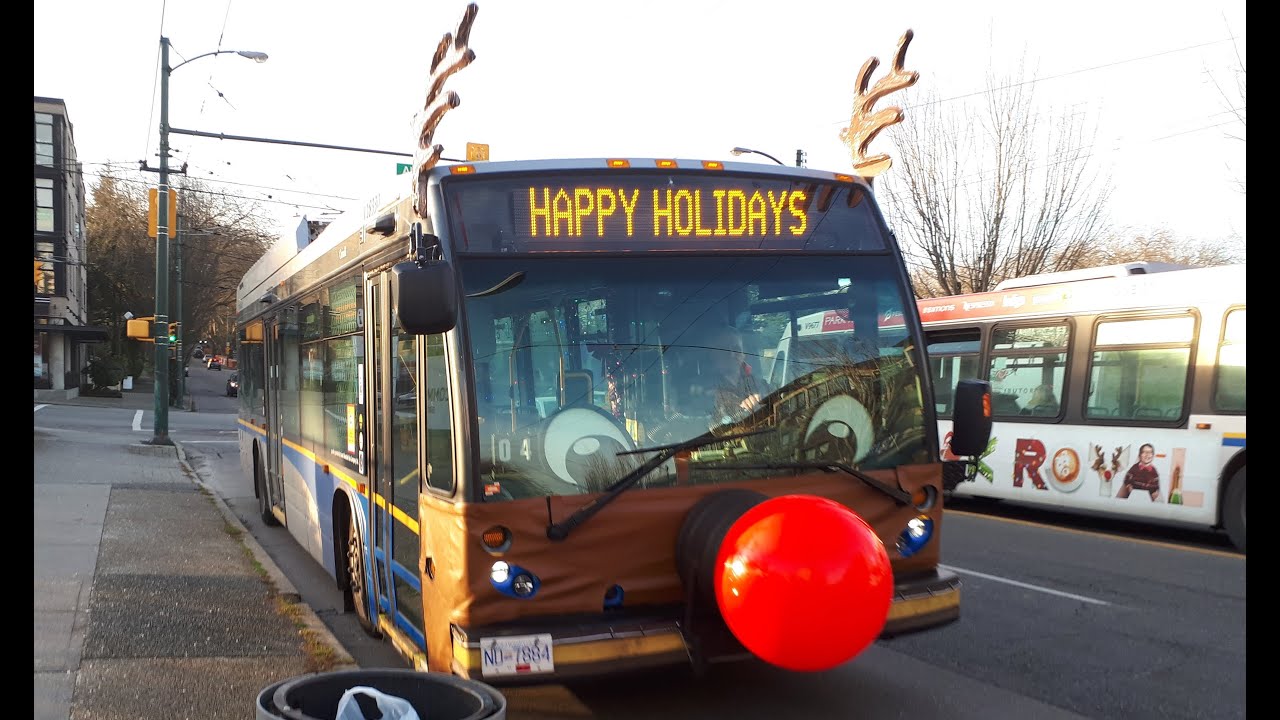 Translink CMBC: 2018 Nova Bus: LFS HEV: V18330: Reindeer Bus (Rudolph ...
