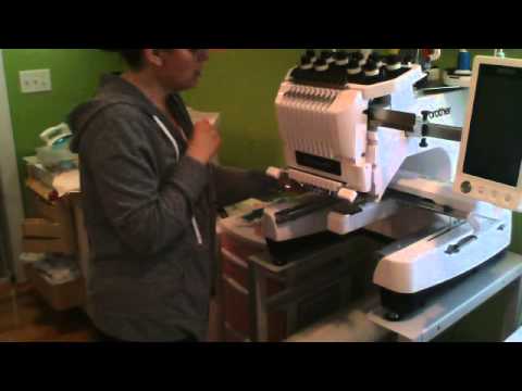 How To Attach A Fast Frame Arm Onto A Multineedle Embroidery Machine ...