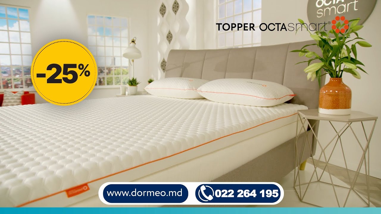 Topper Dormeo Octasmart Premium 7 cm - YouTube