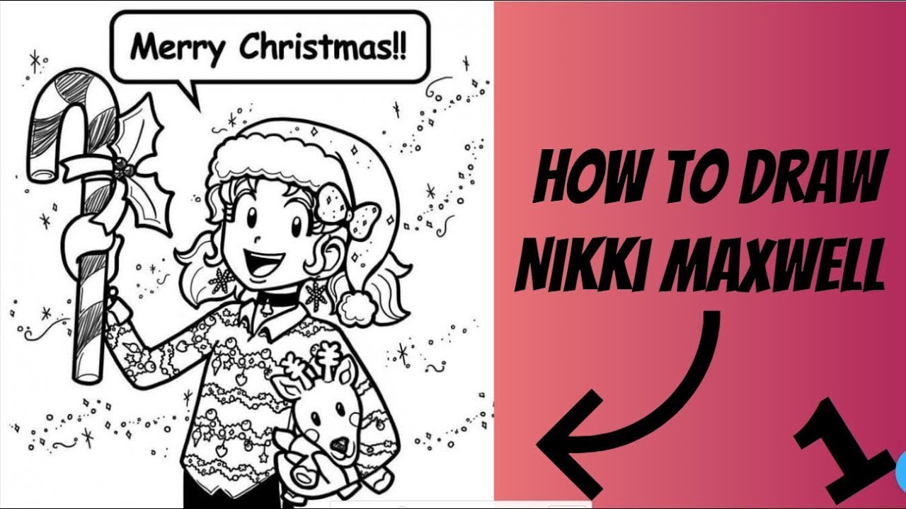 How to draw Nikki Maxwell drawing (part1) - YouTube