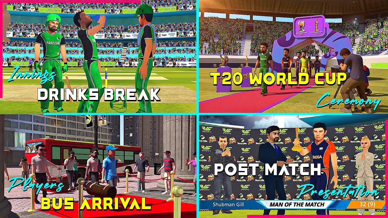 😱 Brand New Cricket Game | RVG Cricket Clash Game New Update | T20i ...