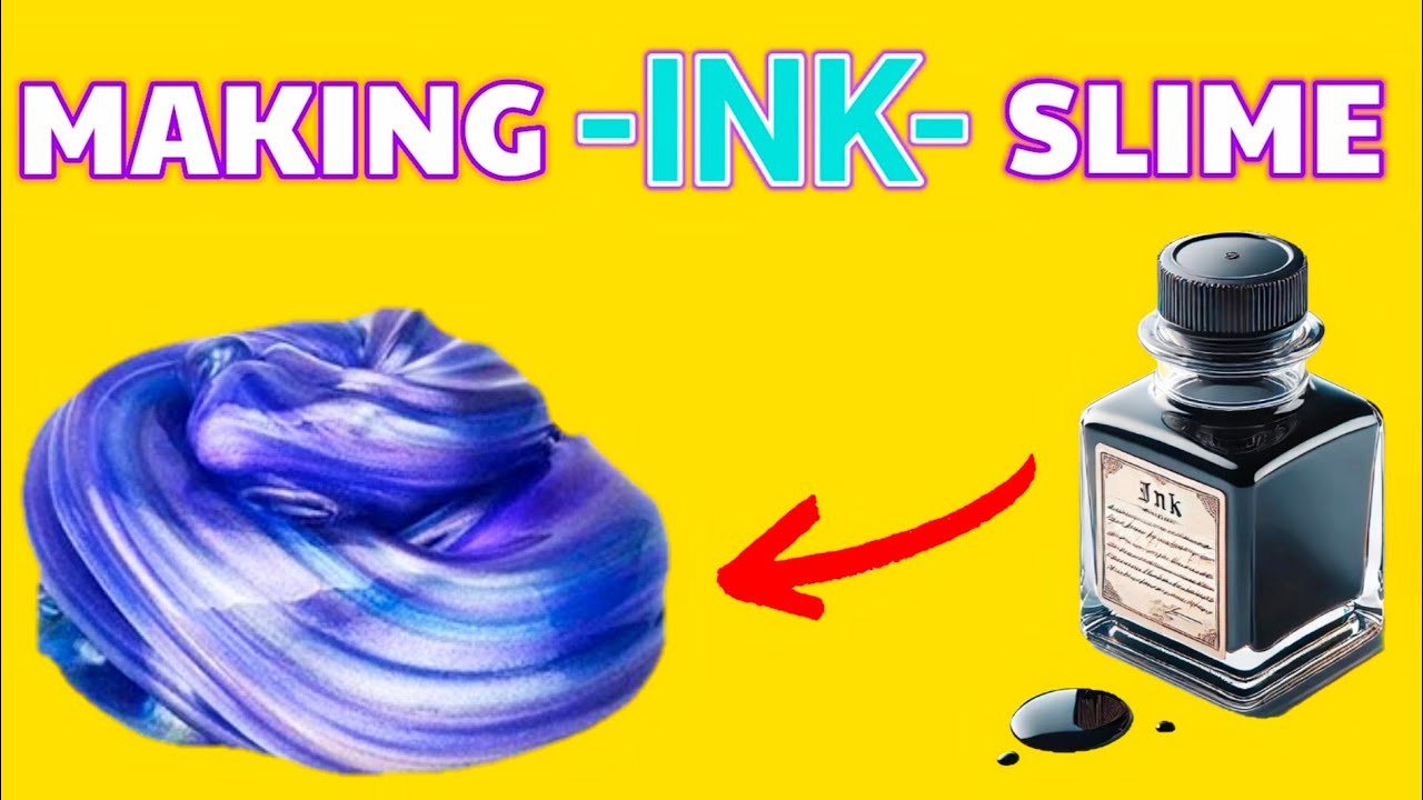 Making INK Slime - YouTube