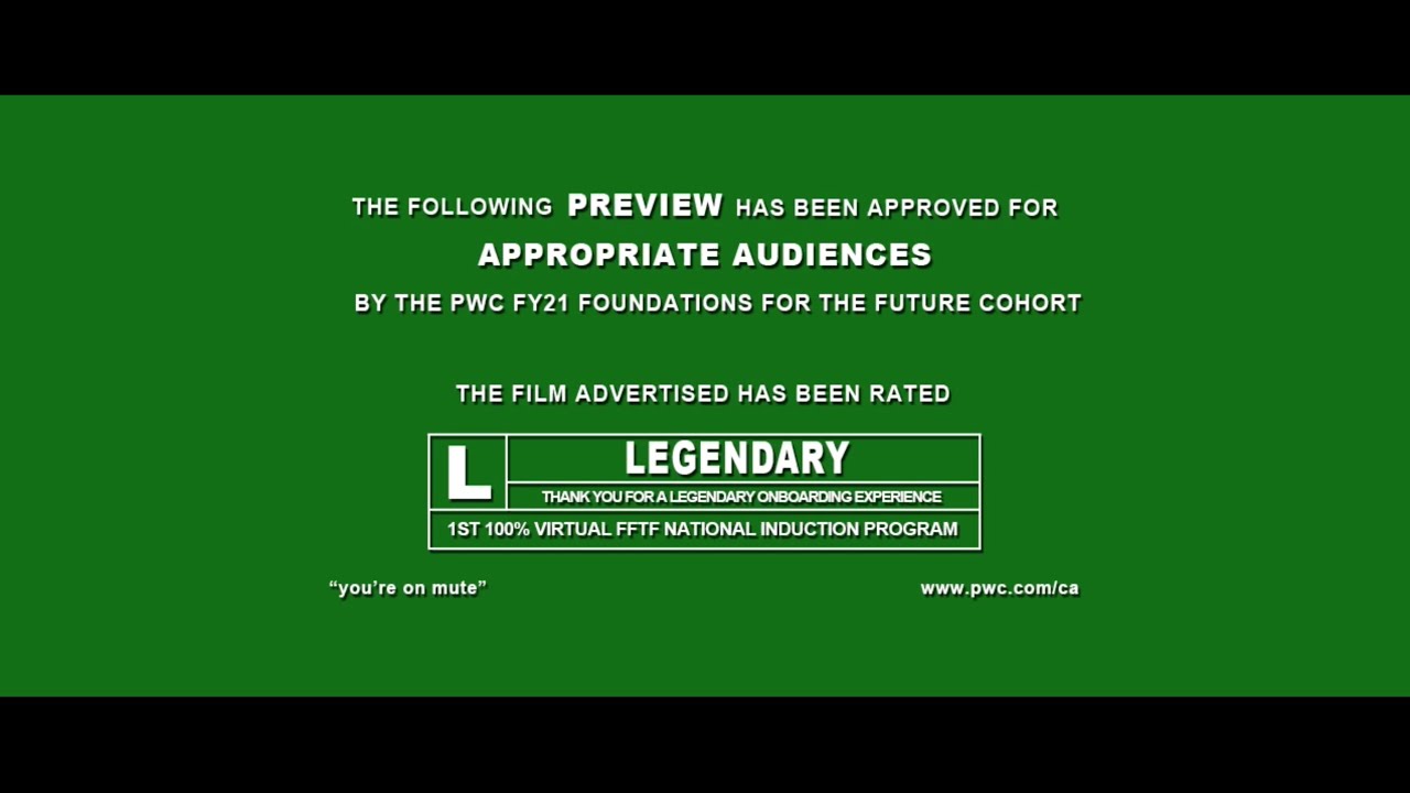 Reimagine the possible | PwC FY21 FFtF virtual national induction thank ...