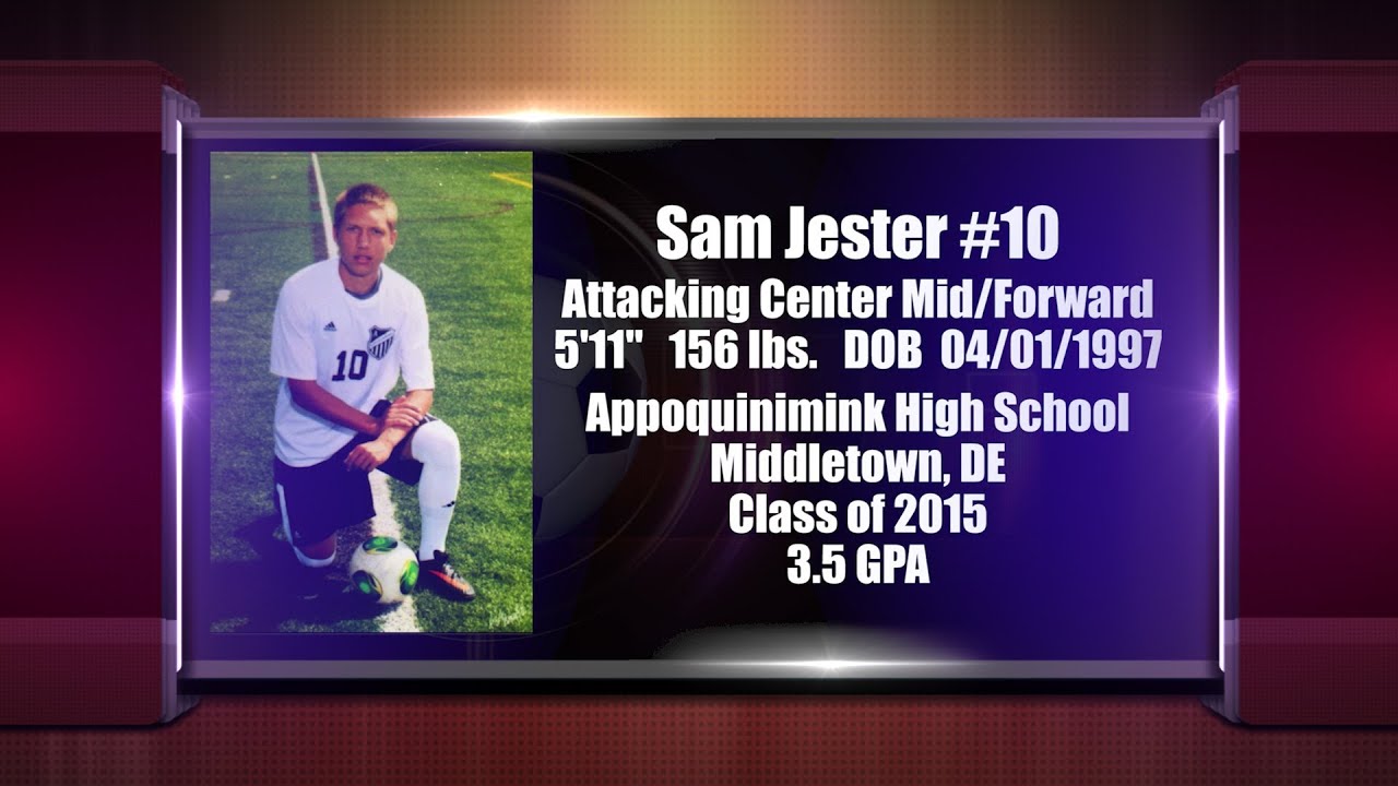 Sam Jester Soccer Highlight Film Recruiting Tape - YouTube