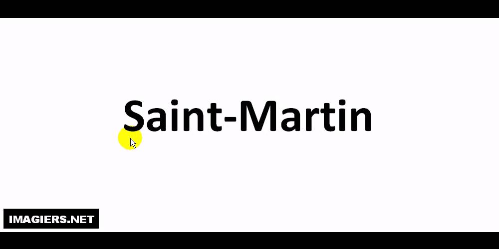 How to pronounce in French # Saint Martin - YouTube