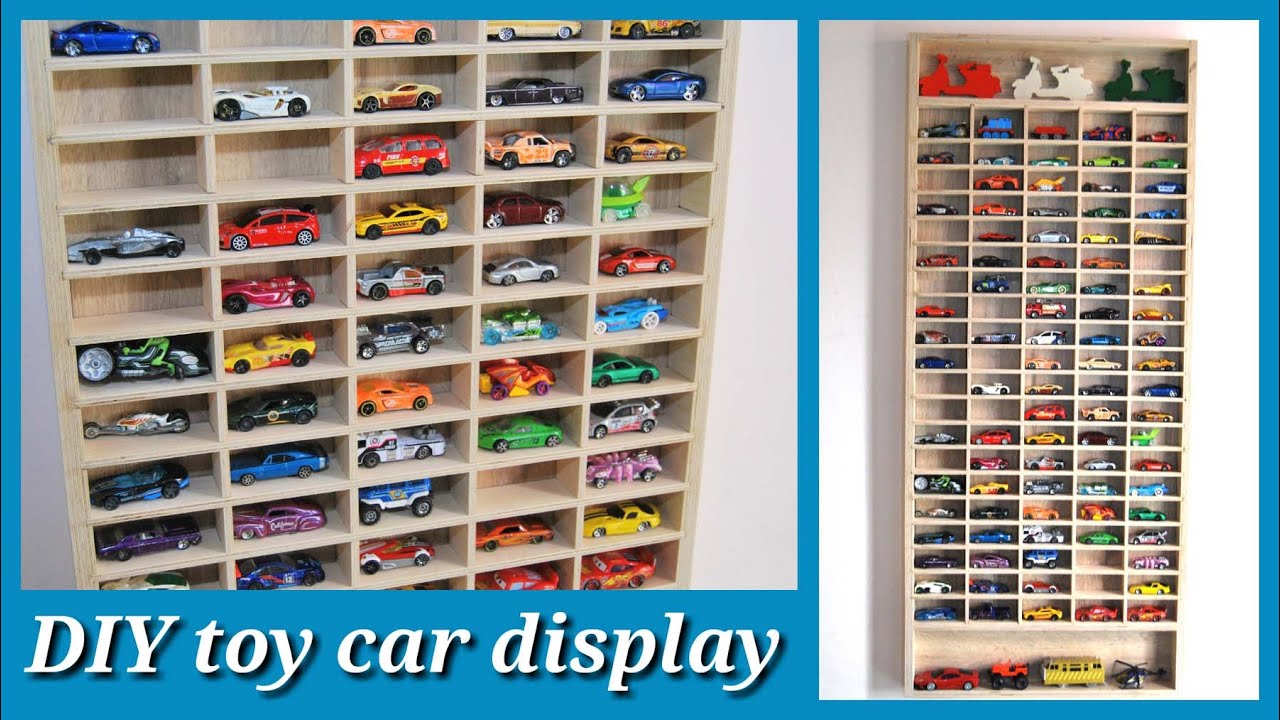 D I Y toy car display. #tutorial - YouTube