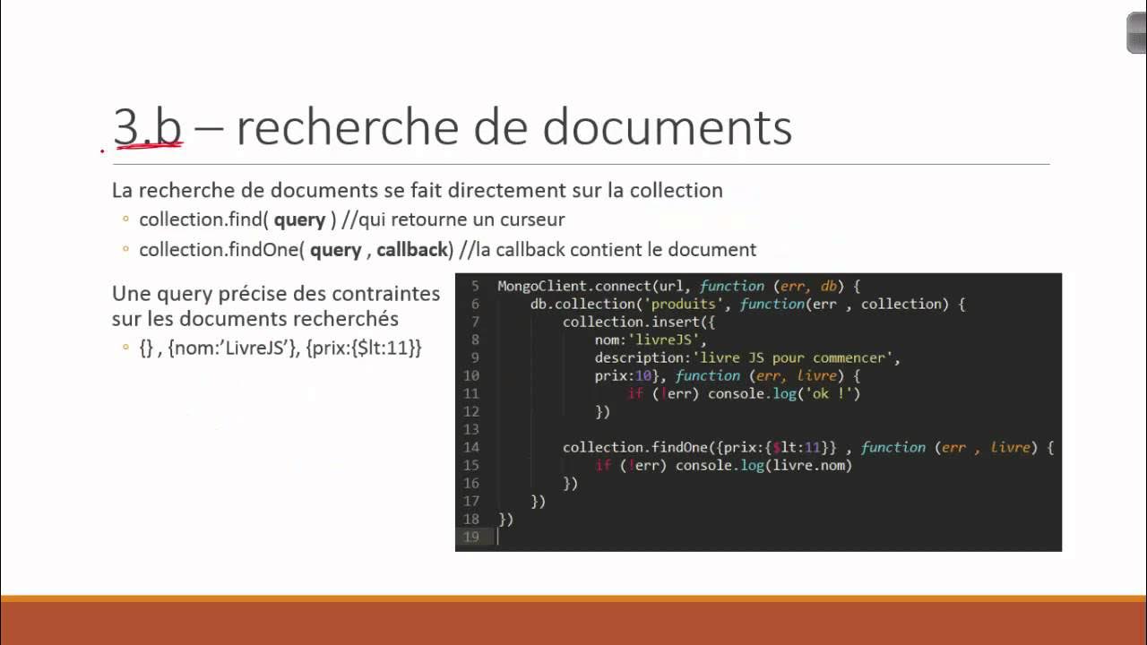 Node JS avec MongoDB et Express : application de REST - YouTube