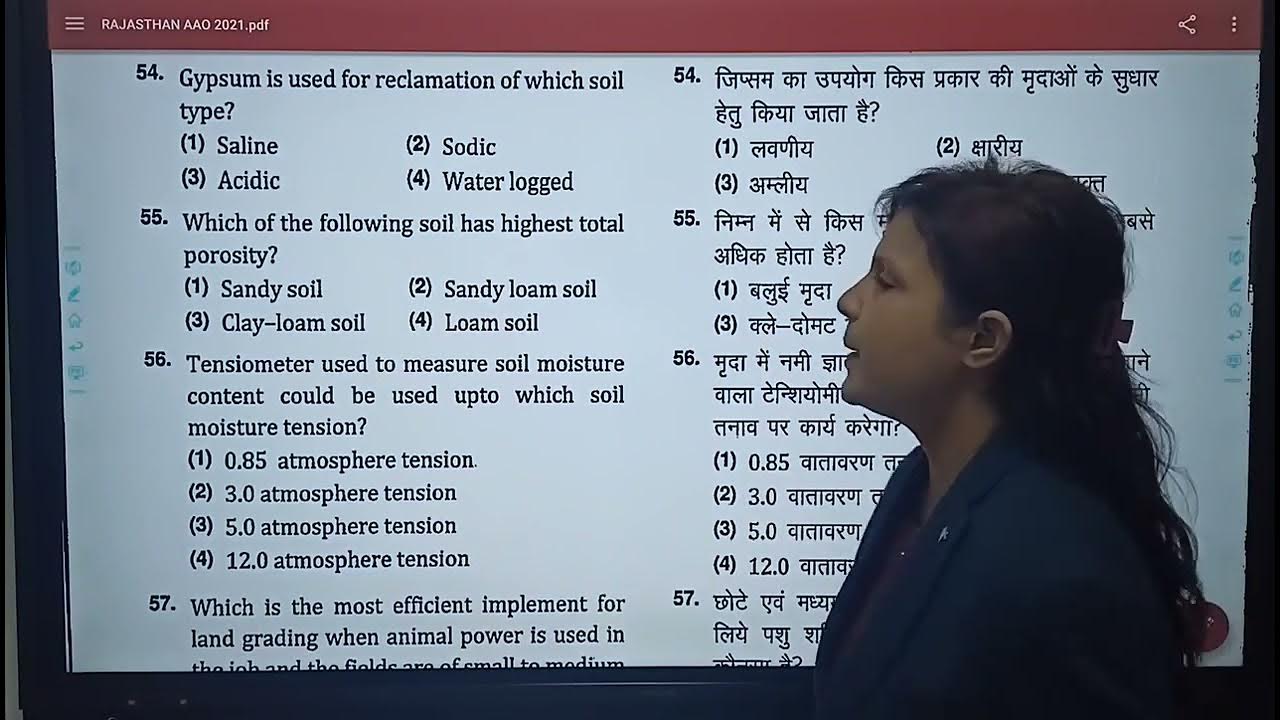 RPSC FSO PAPER SOLUTION PART 2 - YouTube