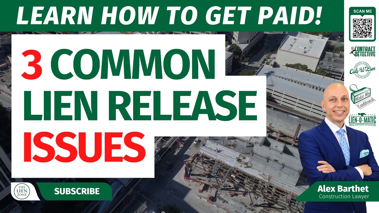 Three Common Lien Release Issues - YouTube