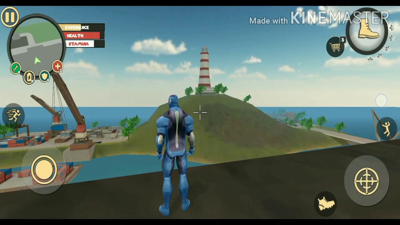 playing rope hero vice town - YouTube