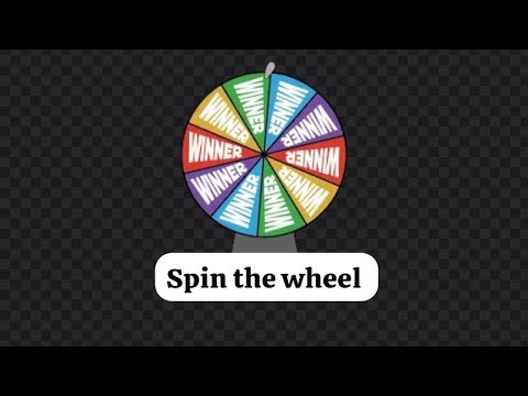 Spin the wheel challenge blue only - YouTube