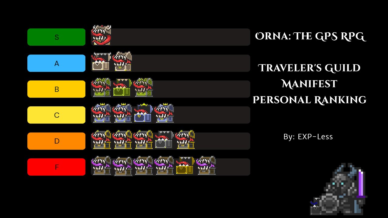 Orna: Traveler's Guild Manifest Rankings (T1 to T4) - YouTube