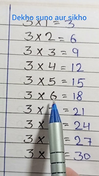 3 Table Table 3table Onetwothree 123 123song Maths Numbers Youtube