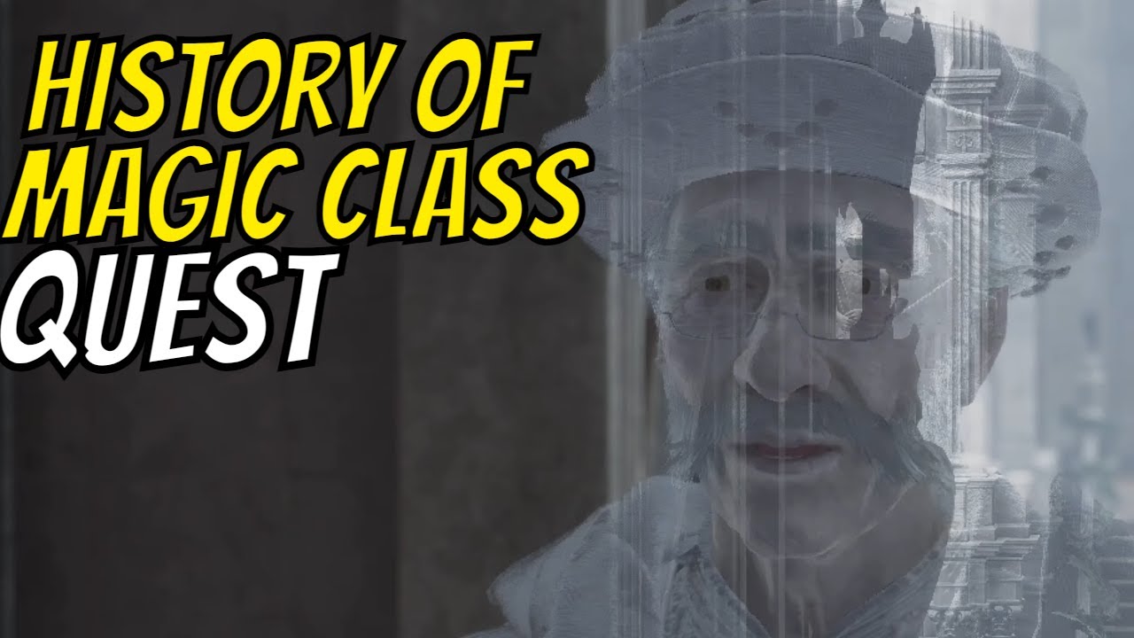 Hogwarts Legacy History of Magic Class Quest - YouTube