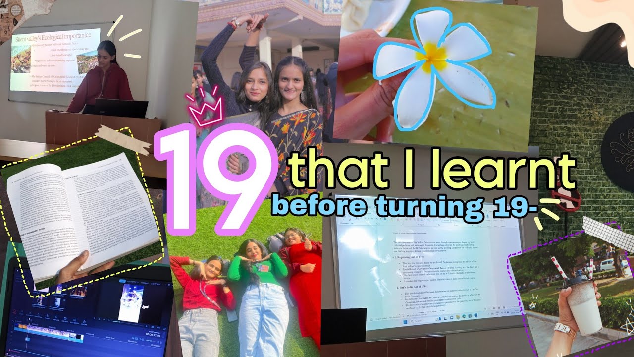 19 things that I learned at the *Age of 19*💌🫂|Birthday special 🎂| - YouTube