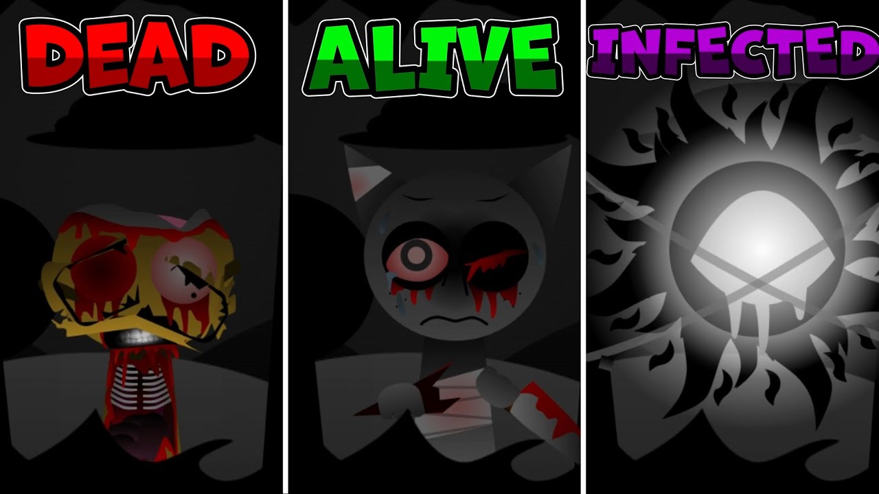 Sprunki Phase 6 Definitive ALIVE Versions Vs INFECTED Versions Vs DEAD ...