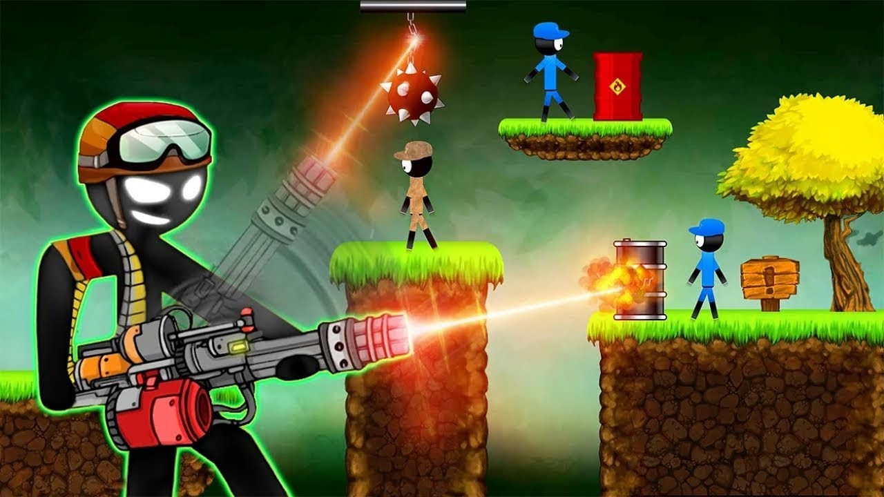 Stickman vs Stickaman : Shotgun Shooting Walkthrough Part 1 / Android ...