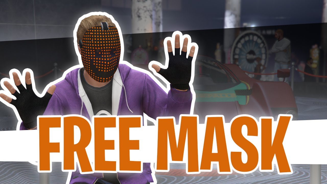 How To Get The RARE 'Orange Dot Tech Mask' In GTA Online! (Halloween ...