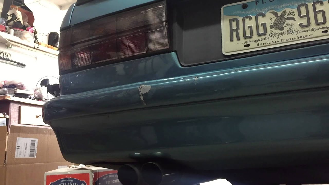 E30 Hartge long tube headers with borla muffler. - YouTube