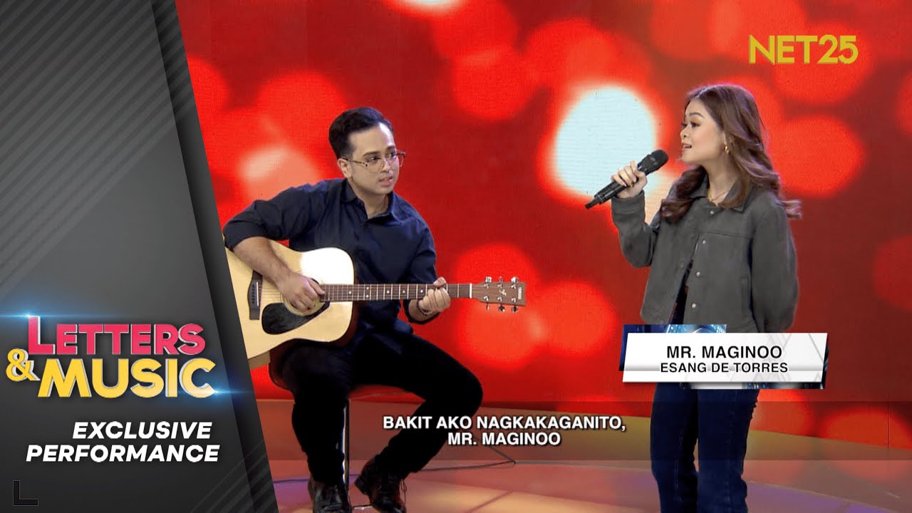 Esang De Torres - Mr. Maginoo (NET25 Letters and Music Performance ...