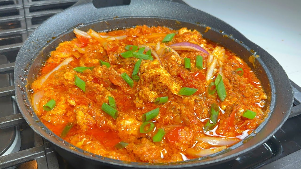 how to prepare ghana egg Stew recipe/easy ghanaian dry tilapia fish egg ...