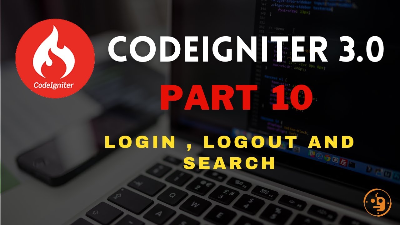 CodeIgniter 3 Tagalog Part 10 Final : Login, Logout and Search Function - YouTube