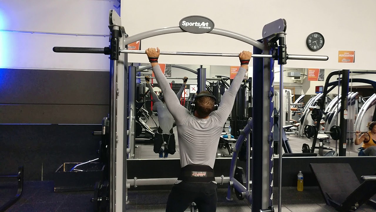 Pull Up - 4x10@2.5kg (last set) - YouTube