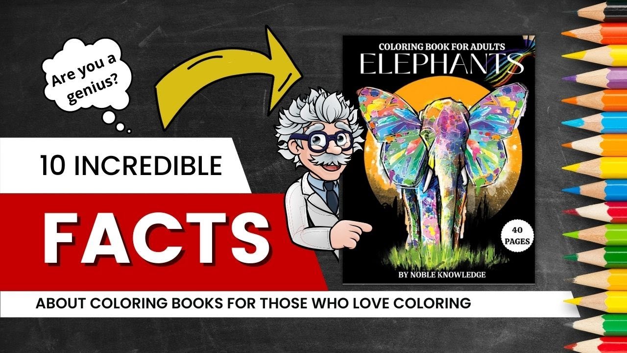 10 incredible facts about coloring books - YouTube
