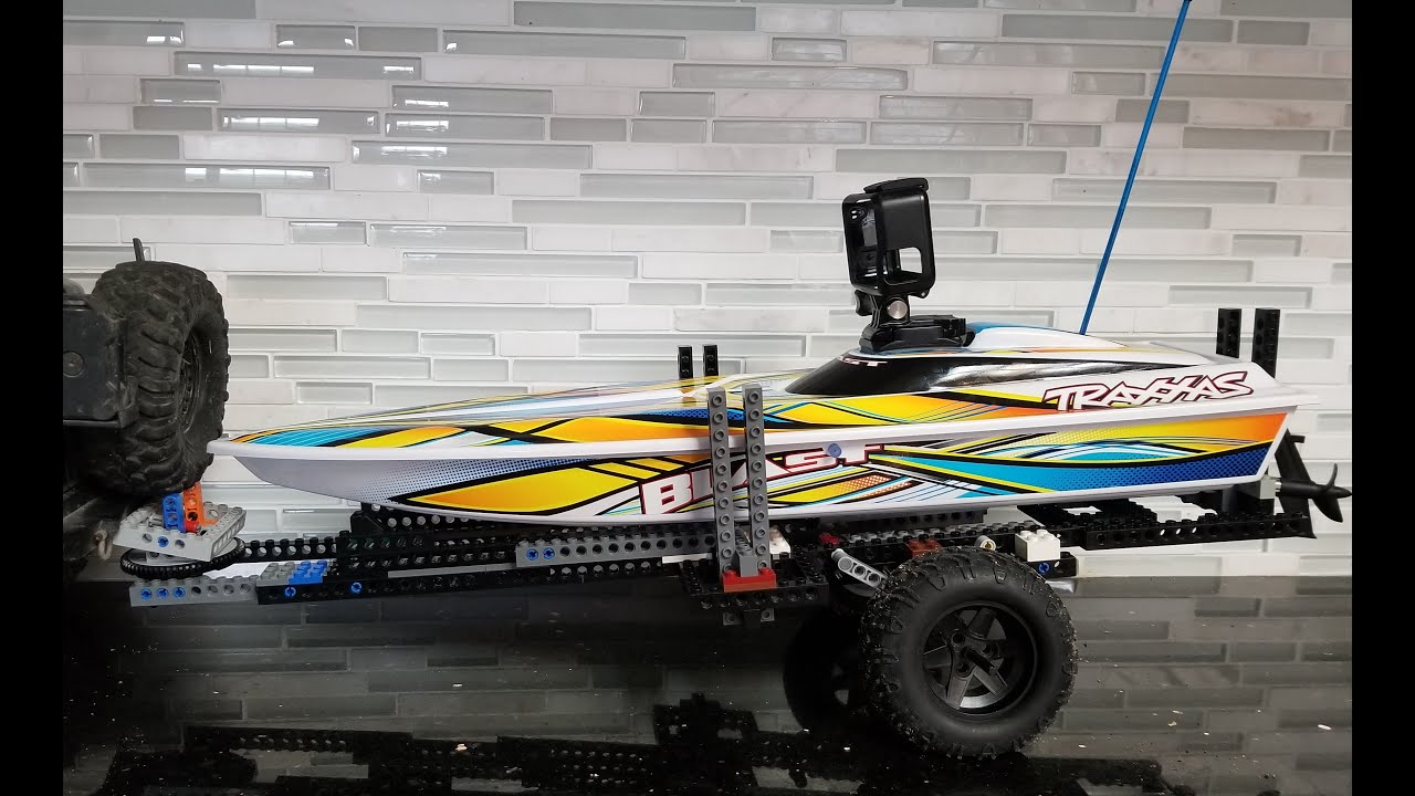 traxxas blast trailer test - YouTube